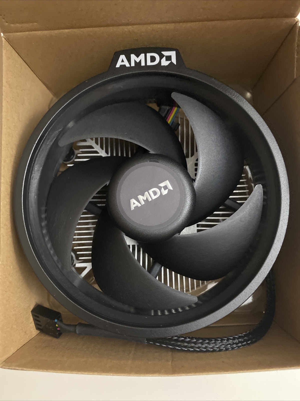 AMD Am4 Wraith Stealth Ryzen Socket Cooler Heatsink Fan 712-000071 Rev ...
