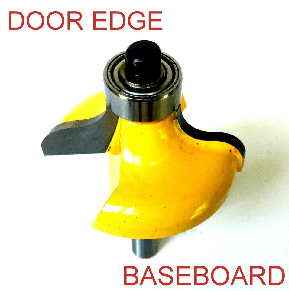 1 pc 1/4" Shank Door Edge Baseboard & Cup Router Bit sct-888 | eBay