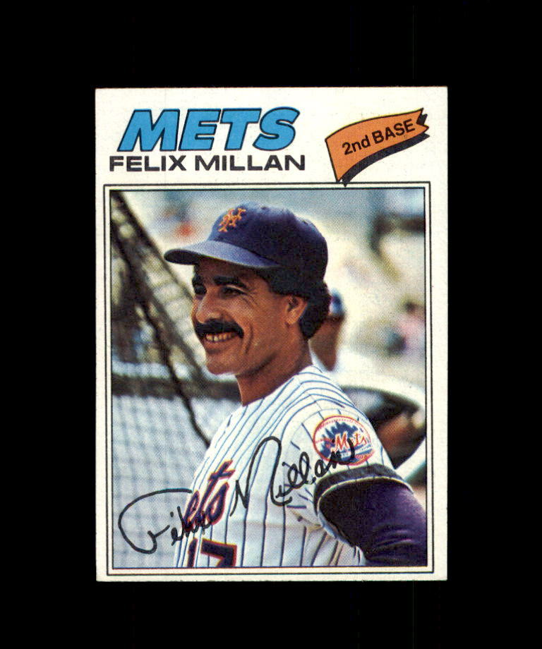 1977 TOPPS BASEBALL CARD #605 FELIX MILLAN | eBay
