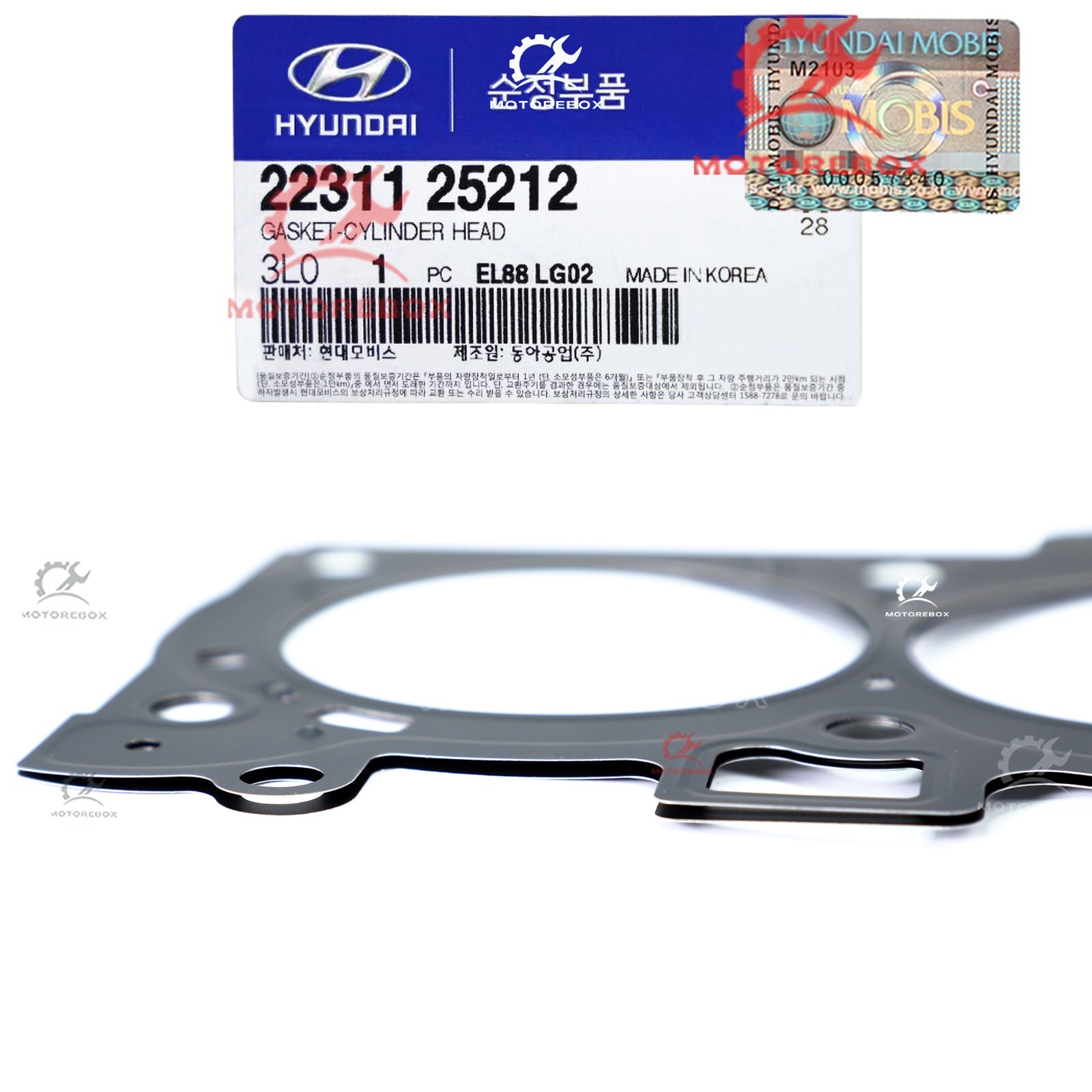 Genuine+MLS+Cylinder+Head+Gasket+%26+Silicone+OEM+for+Hyundai+KIA+22311 ...