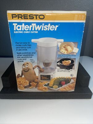 NIB, With Original Taping! Presto TATER TWISTER Curly Cutter Model ...