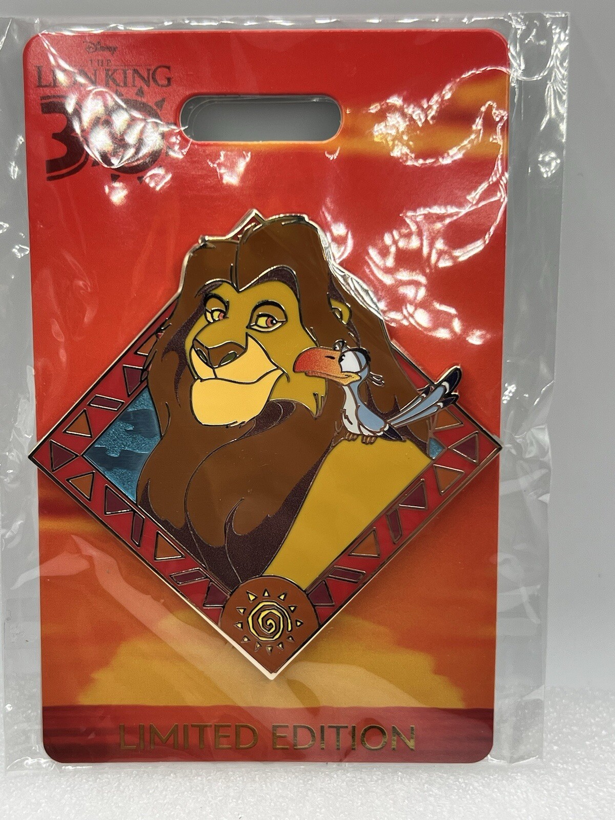 DISNEY MOG WDI LION KING 30TH ANNIVERSARY MUFASA ZAZU PIN LE | eBay