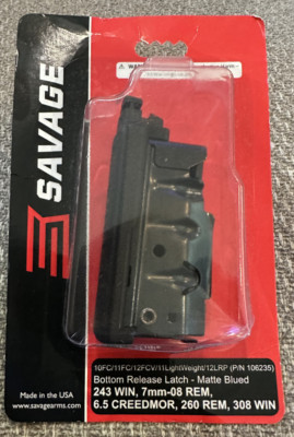 Savage 10FC 11FC 12FCV Matte Blued.243 WIN, 7mm REM,6.5 CREEDMOR,260 ...