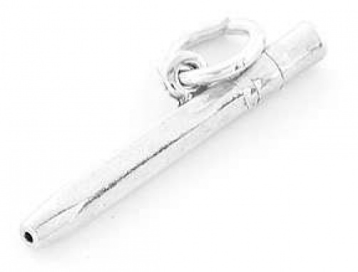 Sterling Silver 3D Pencil Pen Writer Stylus Charm | eBay UK