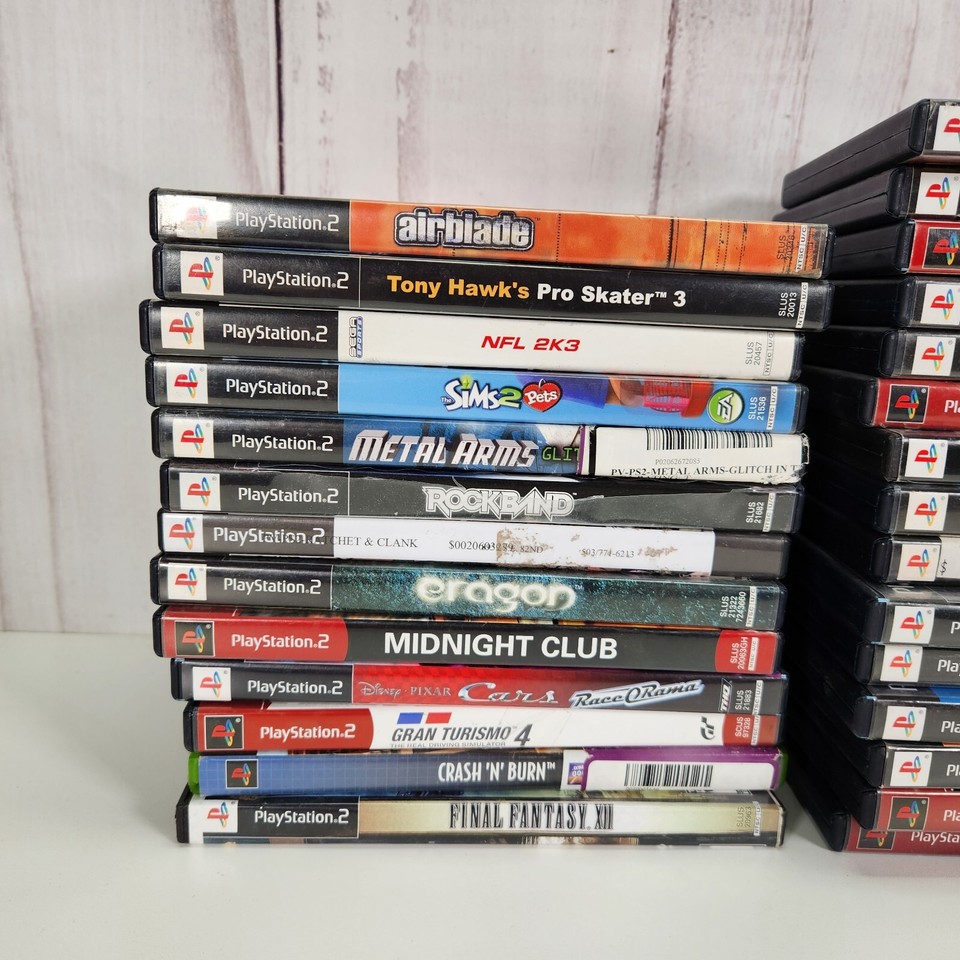 PlayStation 2 PS2 Game Bundle Lot of 28 Game Cases most have Manuals ...
