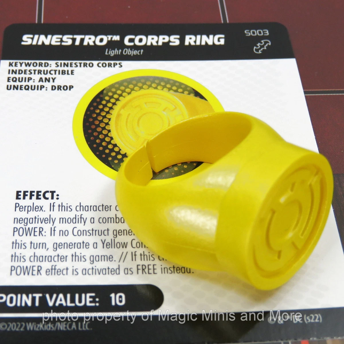 Sinestro Corps Batman Heroclix