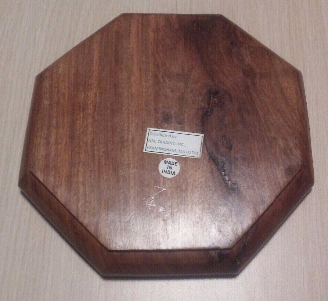 Octagon 8 sided NBC Trading INC Wooden Maze Game - Brain Teaser MADE IN ...