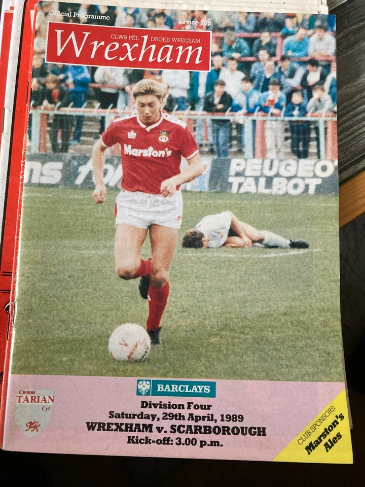 Wrexham HOME & AWAY programmes 1960s 1970s 1980s 90s League & Cup ...