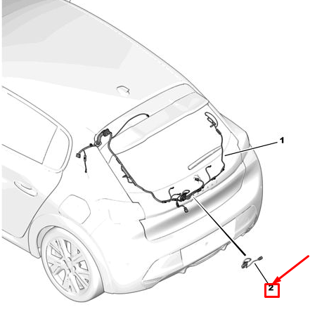 PEUGEOT 208 MK2 P21 Boot Harness 9834429180 New Genuine | eBay UK