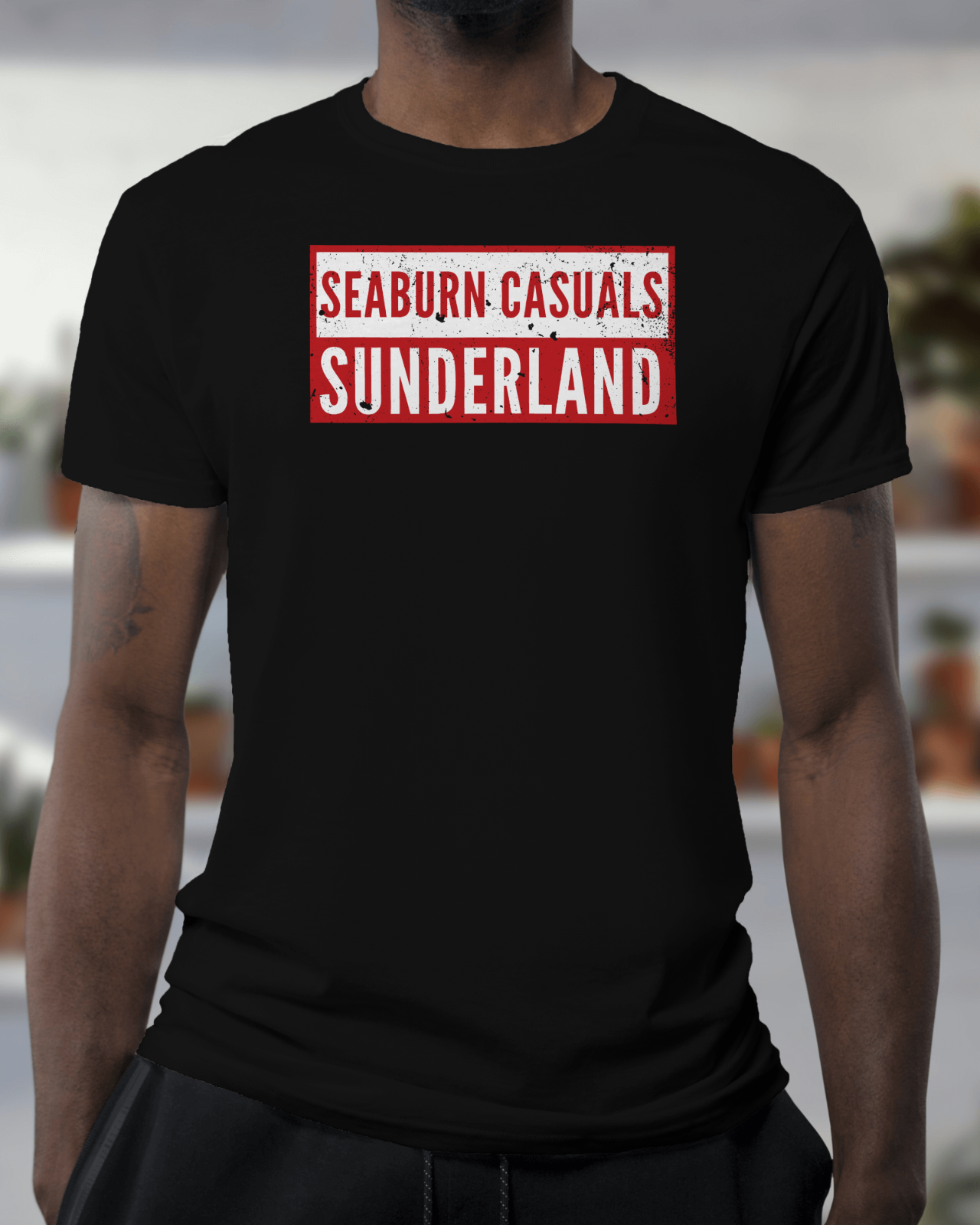 Sunderland Seaburn Casuals T Shirt | Hooligans Mackems Tyne Wear Black ...