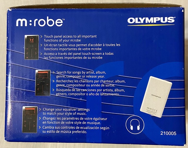 Olympus m:robe MR-100 Black/White ( 5 GB ) Digital Media Player for ...