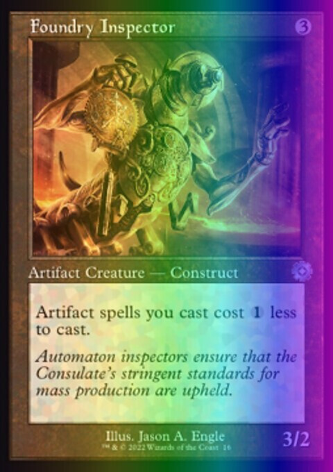 MTG Foundry Inspector (16/126) The Brothers' War Retro Artifacts LP ...