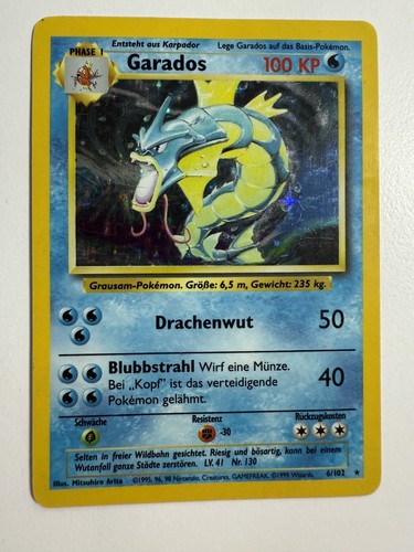 Gyarados | Base Set [6/102] | Rare Holo | DE | Pokémon TCG | eBay