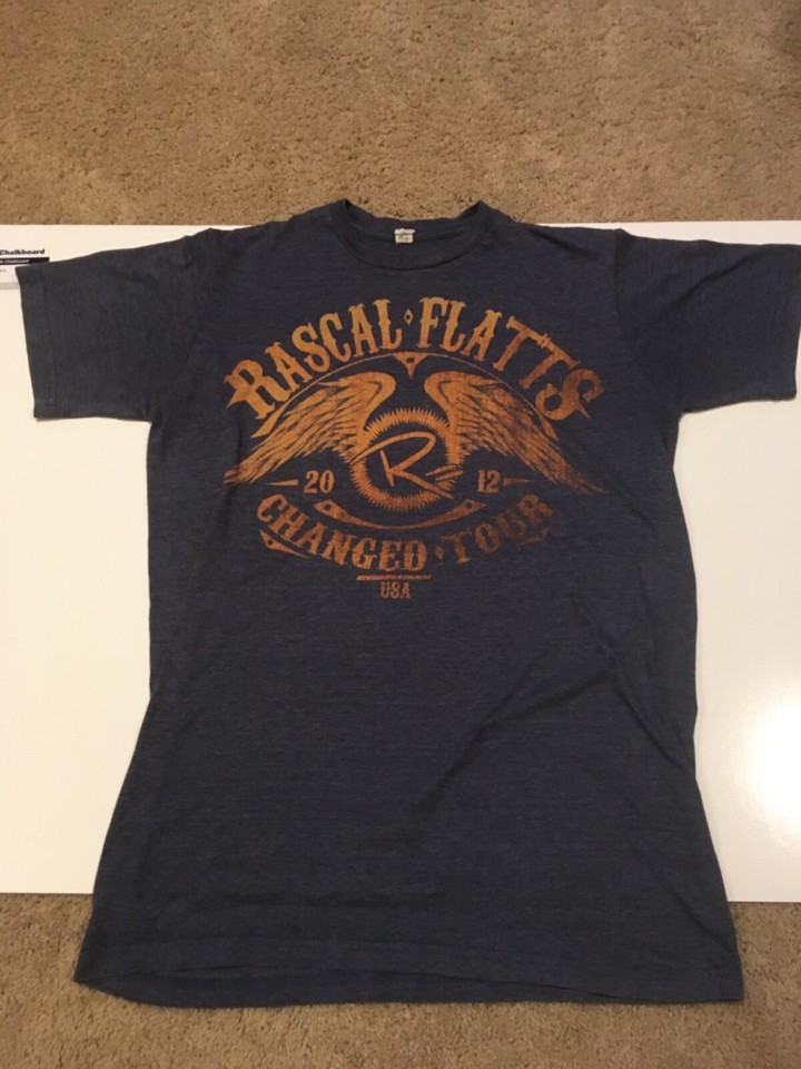 Rascal Flatts Changed Tour 2012 Concert T Shirt | eBay