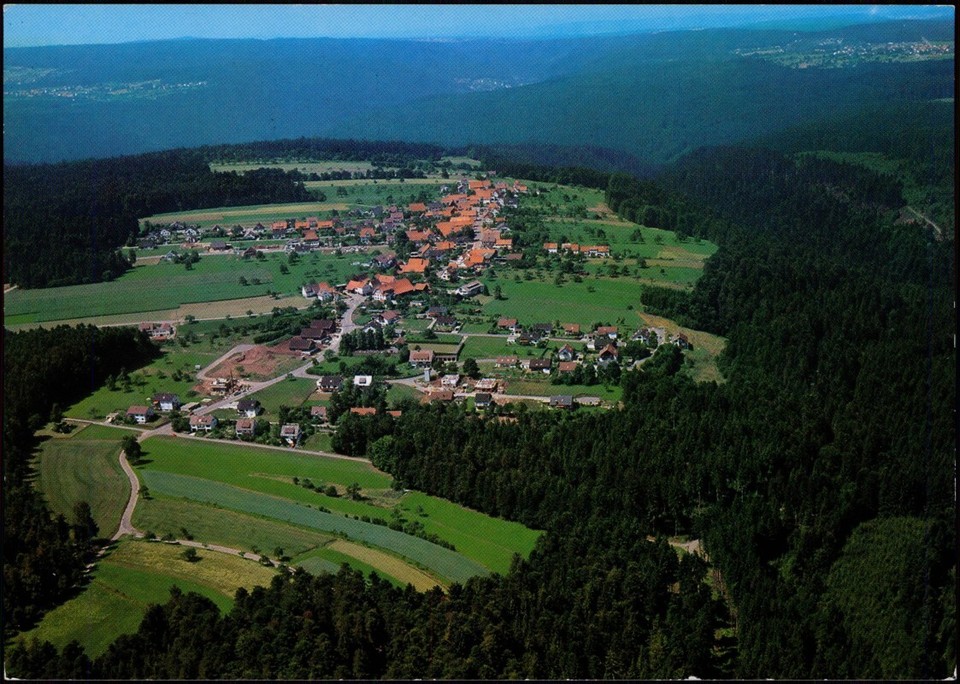 Bad Liebenzell Panorama-Ansicht mit Ortsteil Monakam im Schwarzwald ...