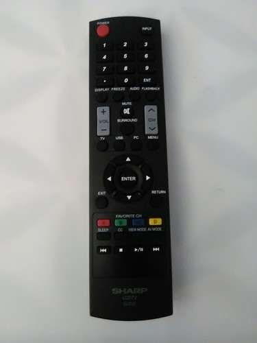 Sharp Remote Control Audio System RRMCG0219AWSA Disc DVD Tuner CD OEM ...