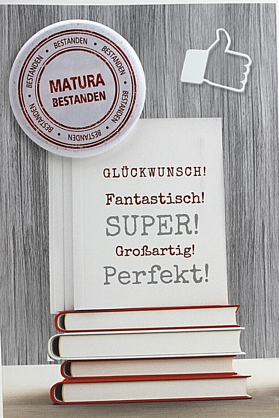 KE Karte Abi Prüfung Matura Abitur bestanden Master Diplom Millionär ...