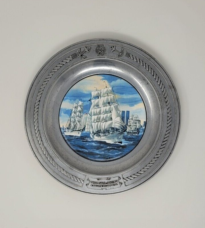 Danbury Mint The Tall Ships A Salute to America Limited Edition Pewter ...