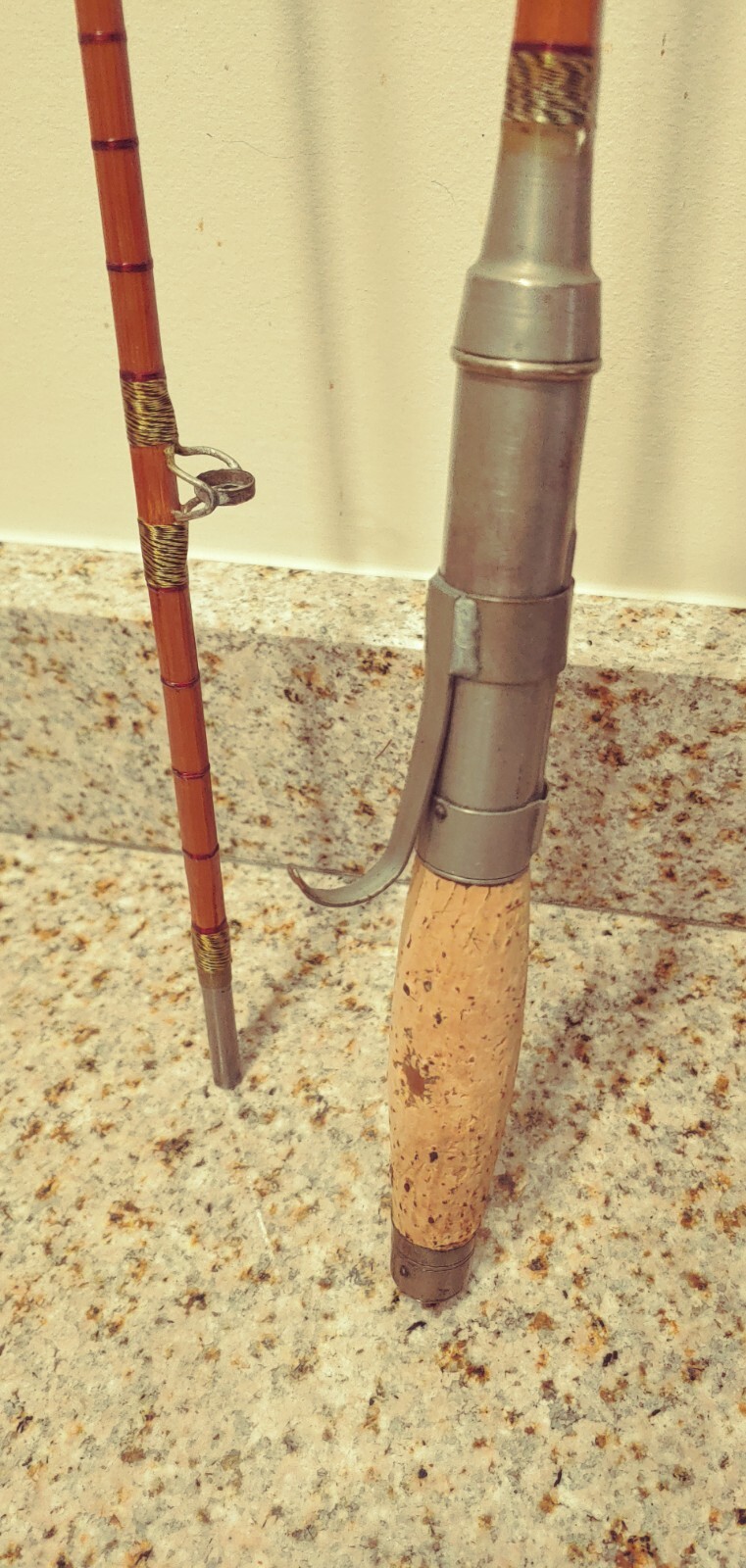 Vintage Heddon Dowagiac 5ft Casting Rod Split Bamboo.. | eBay