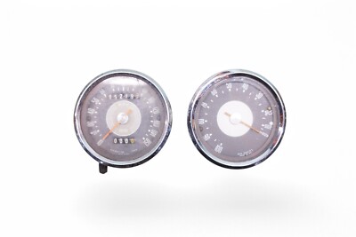 Bsa Smiths speedometer tachometer, Grey Face, Norton Triumph *2065A | eBay