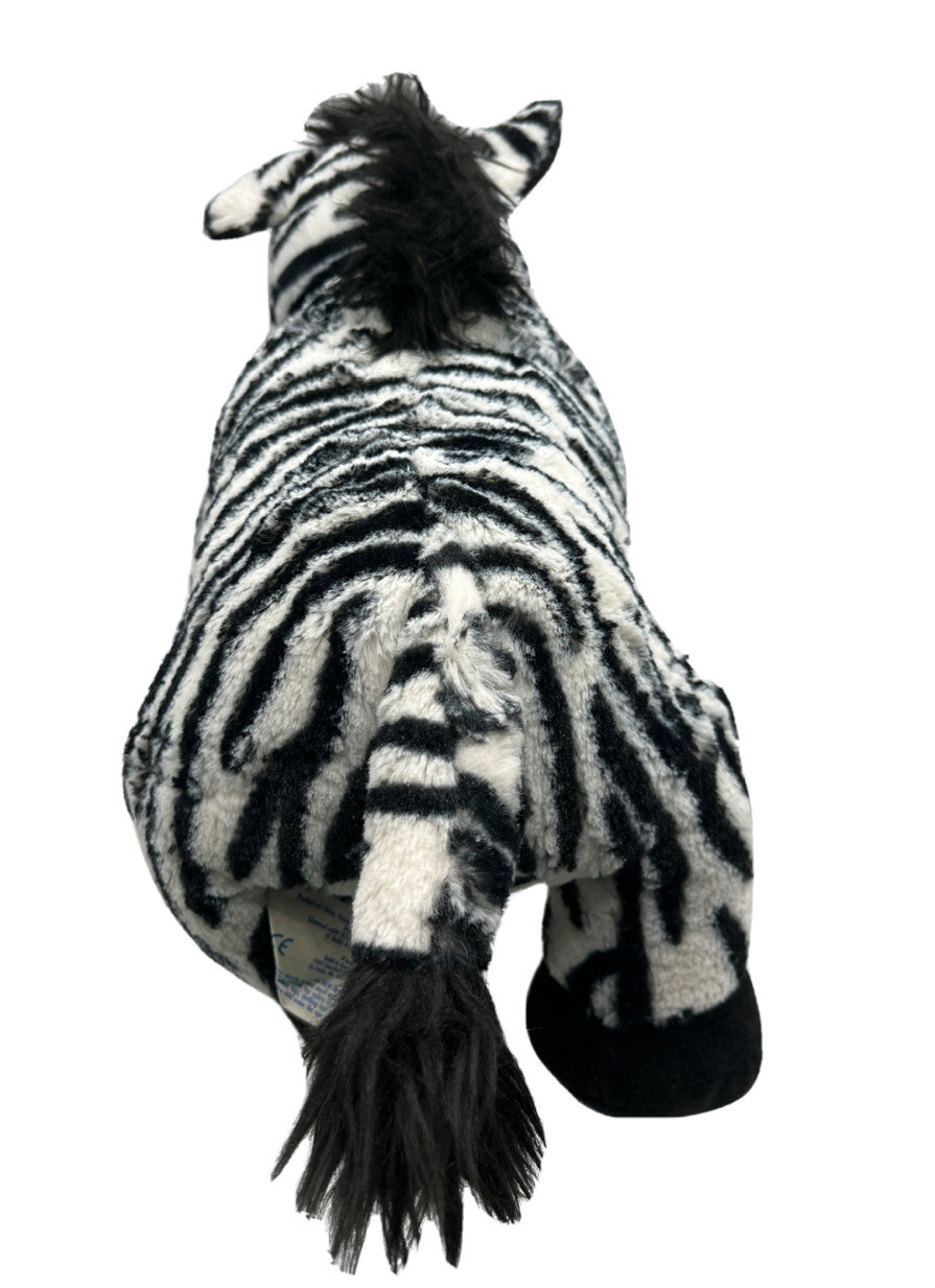 Build a Bear Zebra World Wildlife Fund Plush 13” Tshirt Mini Zebra ...