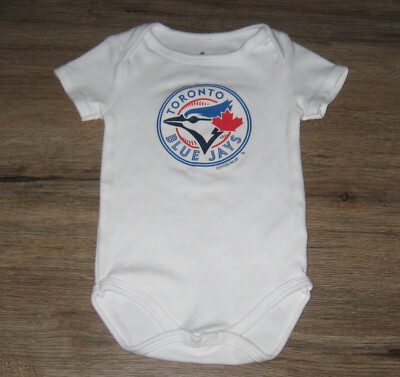 Toronto Blue Jays baby size 3-6 months snap romper one piece | eBay