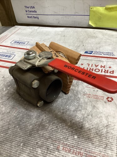 WORCESTER 1 1/2" BALL VALVE 2" OD Pipe 446RTSW R16CWP1500 ED4U 4081 | eBay
