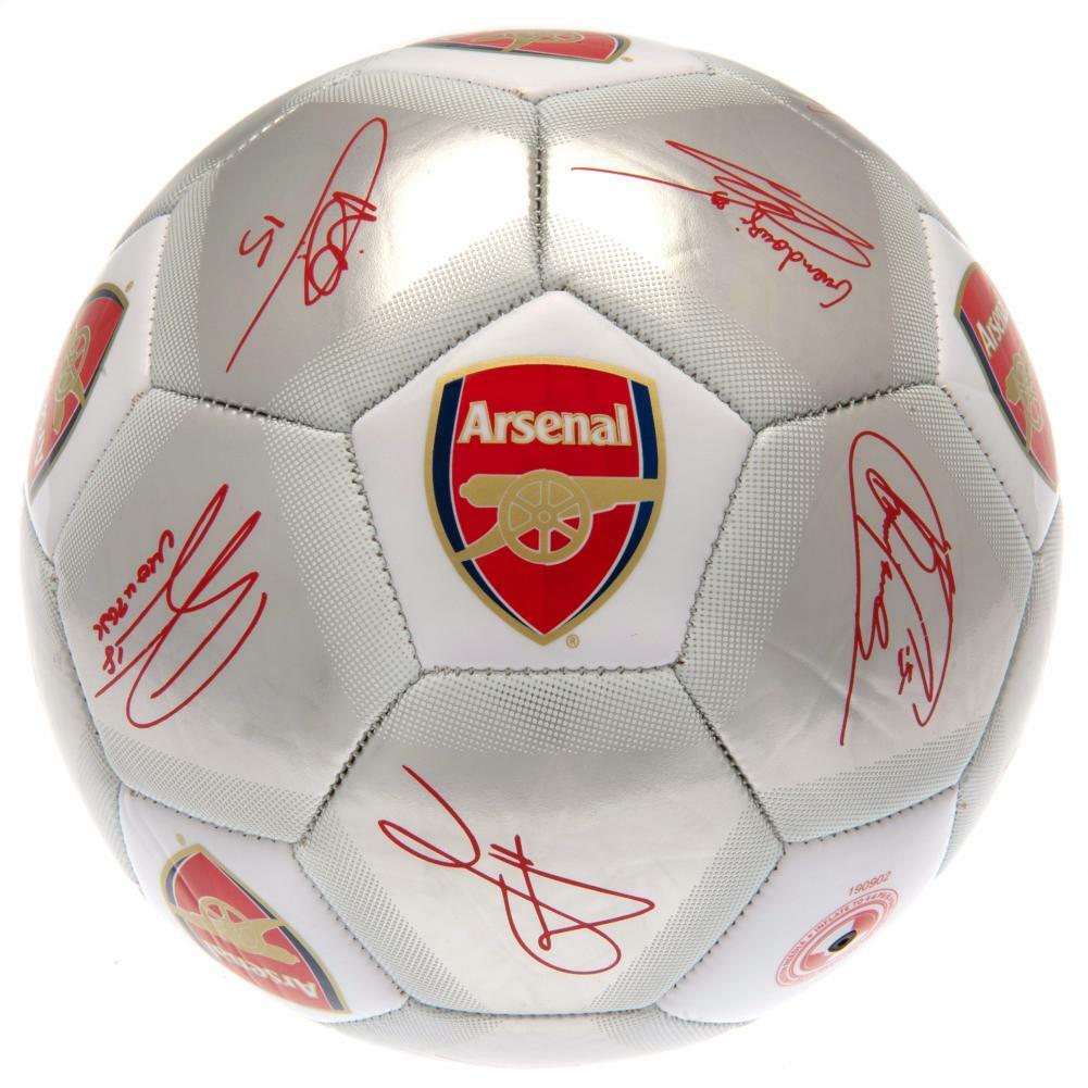 Arsenal FC Football Team Size 5 Player Signature Ball Birthday ...