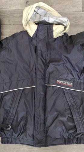 Retro - Vintage Kenneth Cole Reaction Men L Rain Jacket Windbreaker ...