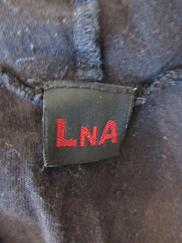 LNA Black Hooded Open Jacket Size Small | eBay