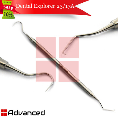 Dental Explorer 23/17A Probe Unique Handle Subgingival Calculus Removal ...