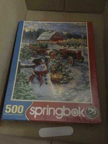 Christmas Tree Farm 500 Piece Jigsaw Puzzle by Springbok for sale ...