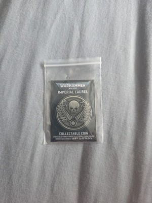 games workshop Warhammer 40,000 40k imperial laurel collectable coin ...