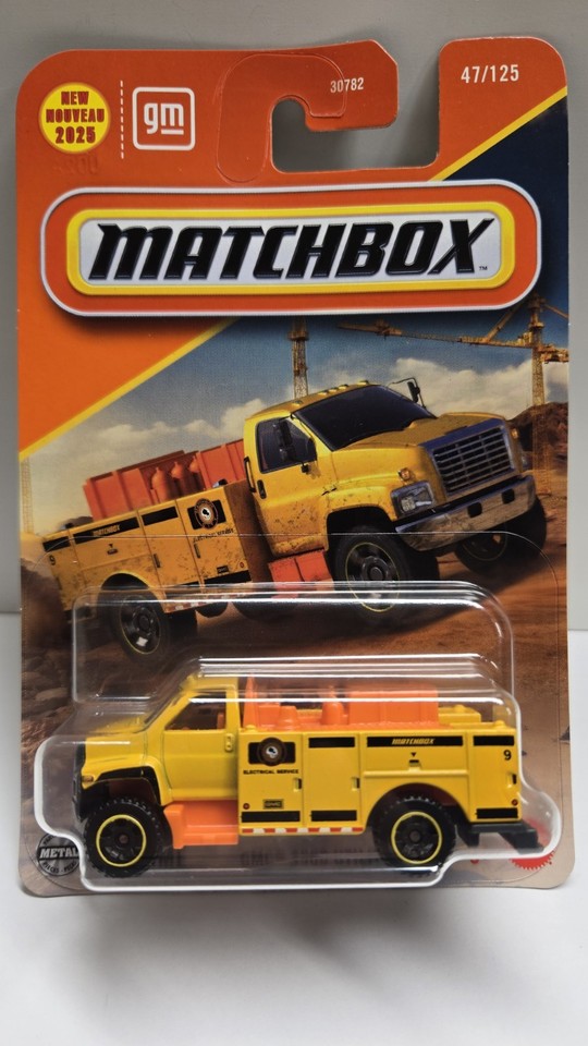 Matchbox GMC 3500 Utility Truck #47 New 2025 Case F | eBay