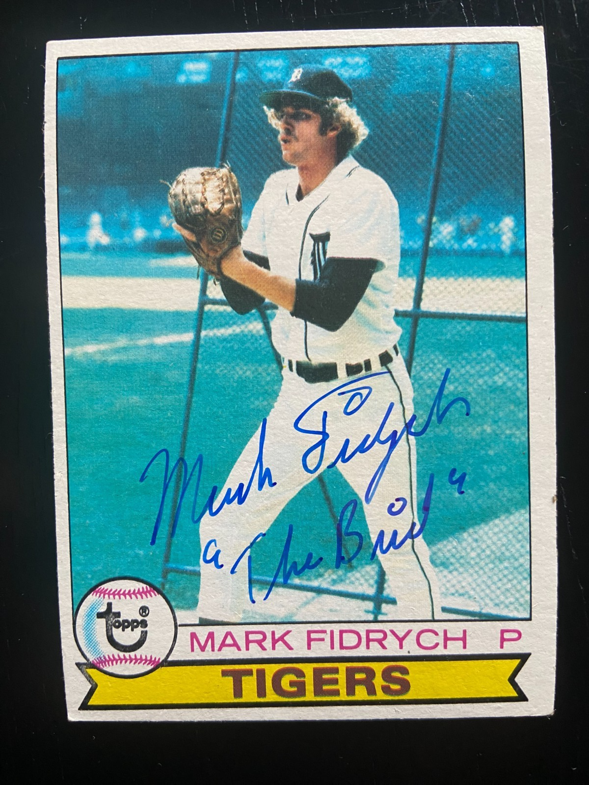 Mark The Bird Fidrych Autographed 1979 Topps Baseball Card #625 Detroit ...