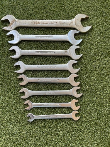 8 X BRITOOL WHITWORTH OPEN ENDED SPANNERS AS LISTED BELOW | eBay