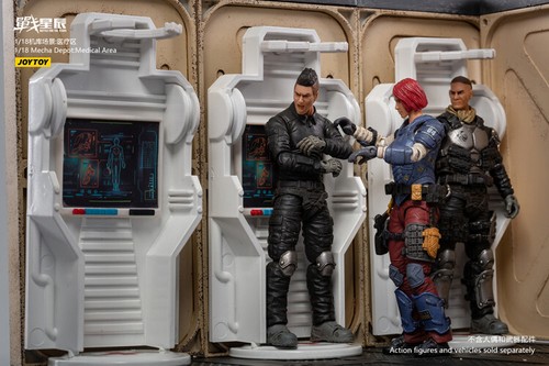 JOY TOYS JT1088 1/18 Mecha Depot Medical Area Fit 3.75''Model Action ...