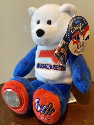 Limited Treasures Coin Bear 50 States America Massachusetts W/ Quarter ...