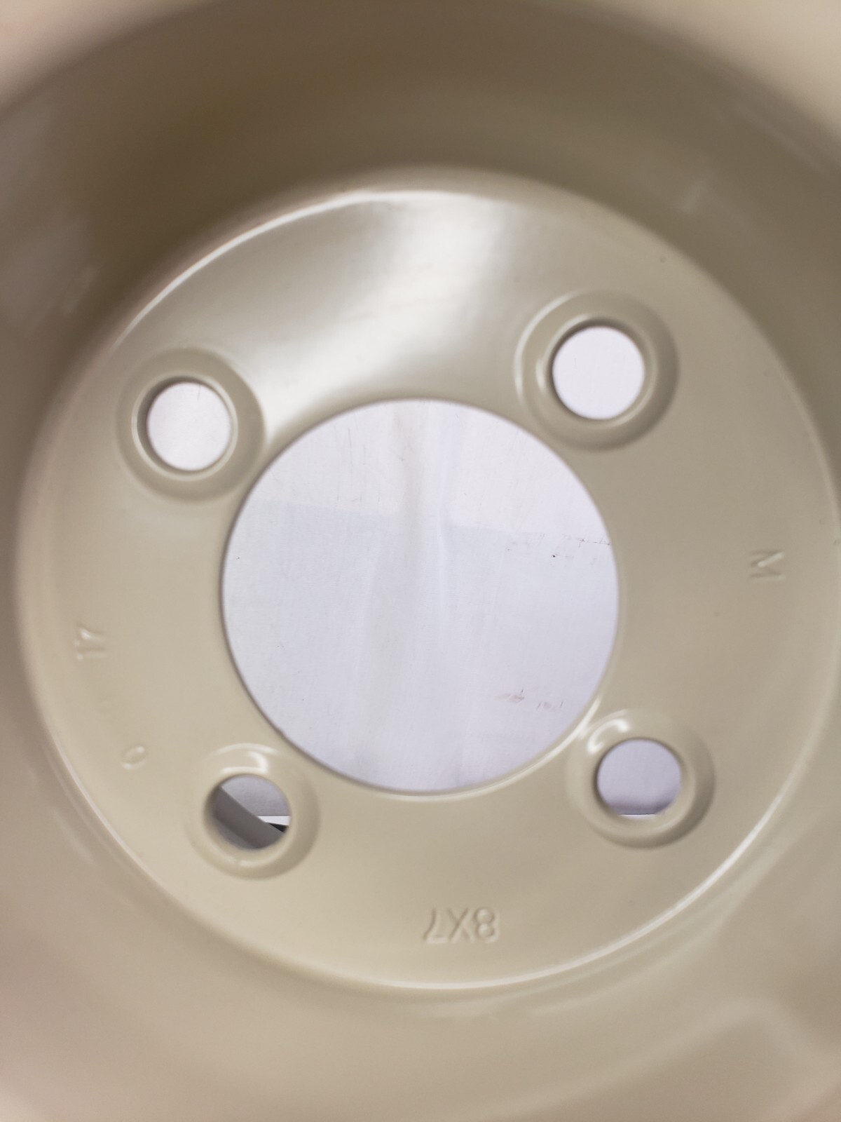 FOUR new YAMAHA Golf Cart RIM WHEEL 8x7 4/4 Stone Beige for 18x8.50-8 ...