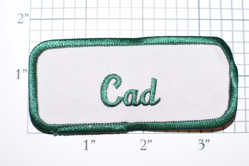 Name Tag Patch Embroidered Vintage Sew-on for Work Shirt Uniform ...