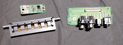 RCA L32WD22 TV AV Input Port Jack IO Board 715T2414-D Key Control ...