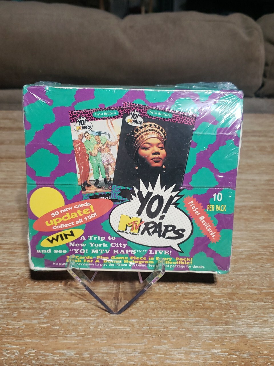 Yo! MTV Raps Trading Cards Update Sealed Box 1991 Pro Set Musicards | eBay
