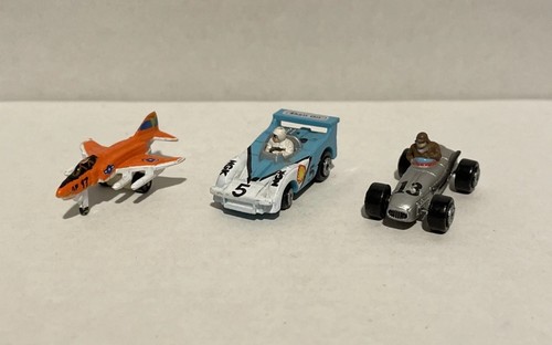 Vintage 1980s Micro Machine Lot of 3! Fighter Jet, Shell Oil Race car ...