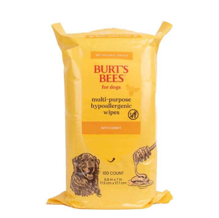 2 NEW 100 CT BURT'S BEES MULTIPURPOSE HYPOALLERGENIC DOG GROOMING WIPES ...
