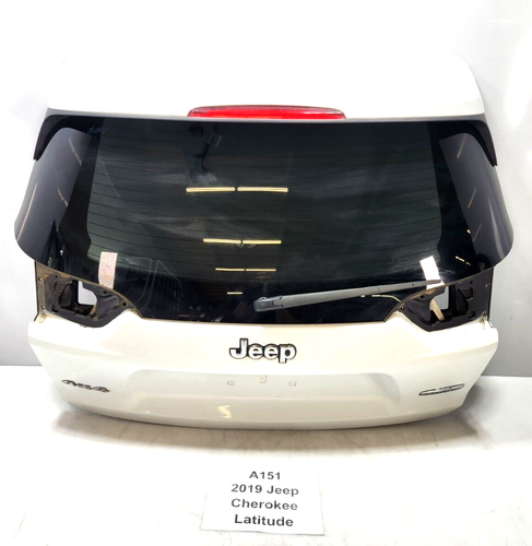 19-22 OEM Jeep Cherokee Latitude Rear Hatch Trunk Lid Liftgate White ...