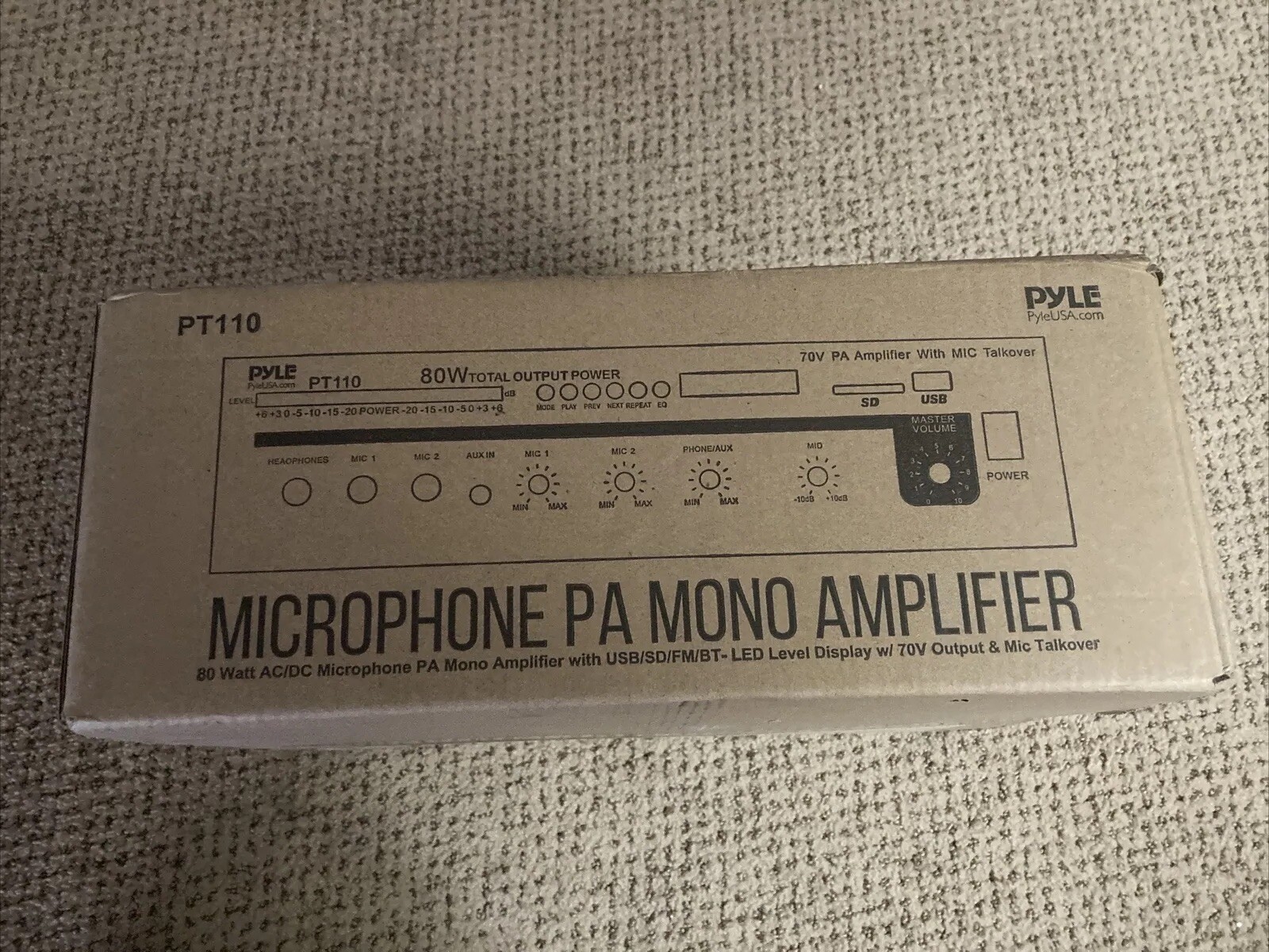 Pyle PT110 12 Channel Amplifier for sale online | eBay