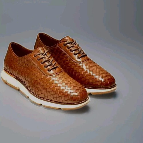 Cole Haan 4.ZeroGrand Woven Oxford Shoes - Leather Size 10 | eBay