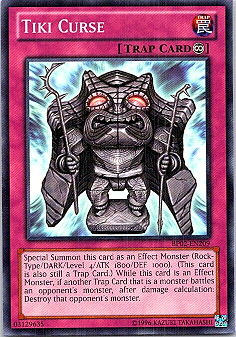 Tiki Curse BP02-EN209 Yu-Gi-Oh! Light Play Unlimited | eBay