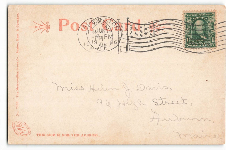 Postcard 1906 Coram Library, Bates College, Lewiston, Maine VTG ME6. | eBay