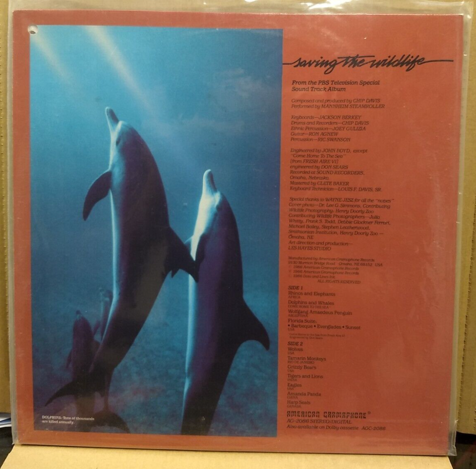 Mannheim Steamroller: Saving the Wildlife - US 1986 American Gramaphone ...